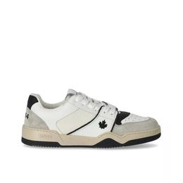 Dsquared2 Low-Top Sneaker - Spiker White Black Sneaker - Gr. 41 (EU) - in Wei&szlig; - f&uuml;r Damen