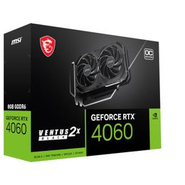 MSI Grafikkarte »RTX 4060 VENTUS 2X 8G OC« 8 GB GDDR6 schwarz