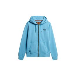 Superdry & Co Zip-Up Hoodie 'Essential' male Blue size L