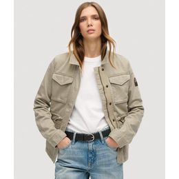 Superdry Damen Military M65 Jacke Kaki - Gr&ouml;&szlig;e: 44 20822170005796JE025