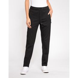 Gang Relaxhose »Hosen Jogging 94THEA JOGGER« black 32 - Normalgrößen Normalgrößen 32 Relaxed Fit Hose mit mittlerer Leibhöhe und normaler Beinlänge