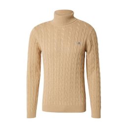 Gant Pullover Herren Größe XL beige / grau / weiß