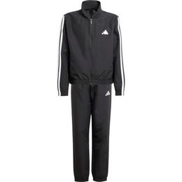 adidas Sportswear Trainingsanzug Jungen Größe 128 schwarz / weiß