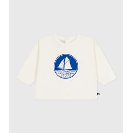 Petit Bateau Shirt boy White size 6M