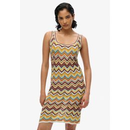Superdry Strickkleid Damen Größe S marine / mint / orange / burgunder