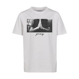 Mister Tee T-Shirt 'Pray' Jungen Gr&ouml;&szlig;e 110/116 grau / dunkelgrau / schwarz / offwhite