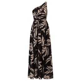 Kraimod Kleid Damen Gr&ouml;&szlig;e 34 beige / schwarz Winterkleid