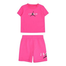 Jordan Set Jungen Größe 86/92 pink / schwarz / weiß