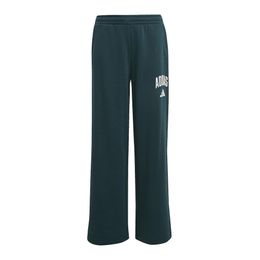 adidas Sportswear Sporthose Jungen Größe 128 dunkelgrün / weiß