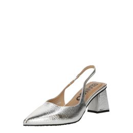 Bianco Slingback Pumps 'Maralyn' female Silver size 42