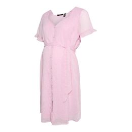 Vero Moda Maternity Umstand Kleid 'VMMCaro' Damen Größe 38 hellpink / weiß