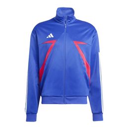 adidas Sportswear Trainingsjacke 'House of Tiro Nations' Herren Gr&ouml;&szlig;e L blau / knallrot / wei&szlig;