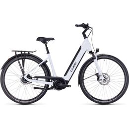 Cube Supreme RT Hybrid EXC 625 | Gr. 50 cm | Aluminium E-Citybike Wei&szlig;