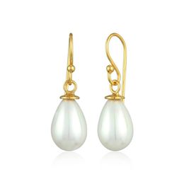 NENALINA Ohrringe 925 Sterling Silber in Gold | Gr.: onesize