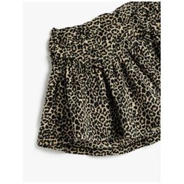KOTON Shorts in Beige Gemustert | Gr.: 9-10 Jahre
