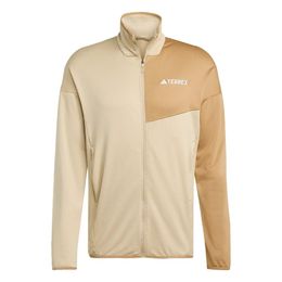 adidas terrex Athletic Fleece Jacket 'Xperior' male Beige size L