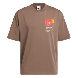 adidas originals Shirt 'Q3' female Brown size XXL