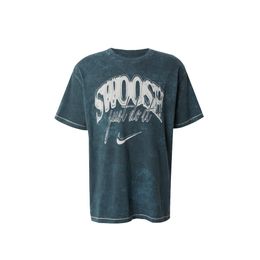 Nike Sportswear T-Shirt 'M90' Herren Gr&ouml;&szlig;e XXL petrol / wei&szlig;