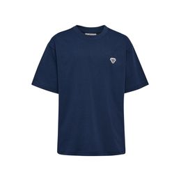 Hummel Funktionsshirt Jungen Gr&ouml;&szlig;e 110/116 navy / wei&szlig;