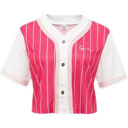 Karl Kani Shirt Damen Gr&ouml;&szlig;e XXS pink / rosa / wei&szlig;