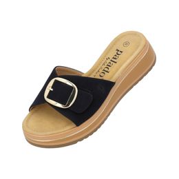 Palado by Sila Sahin Pantolette 'Frordi' Damen Größe 42 marine / gold