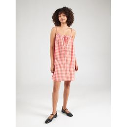 Véro Moda VERO MODA Sommerkleid 'OTHEA' Damen Größe 42 hellrot / weiß
