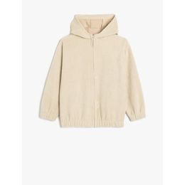 KOTON Fleece Jacket boy Beige size 116/122