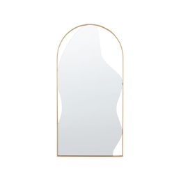 Beliani Wandspiegel COLOMBIER in Gold - (W) 41 x (H) 81 x (L) 2 cm | Gr.: onesize