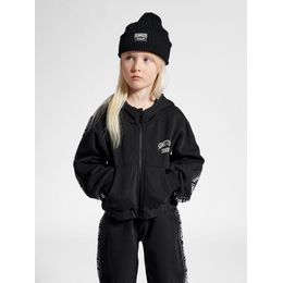 SOMETIME SOON Reißverschluss Kapuzenpullover Stsevie Mädchen in BLACK | Gr.: 122