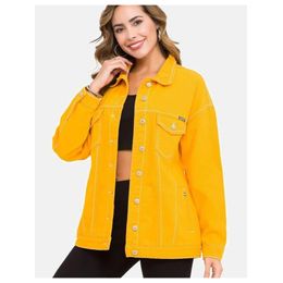 Cipo & Baxx Cipo & Baxx Jeansjacke in YELLOW | Gr.: L