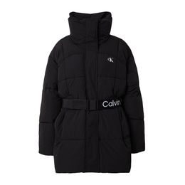 Calvin Klein Jeans Jacke Damen Größe XL schwarz / weiß Winterjacke