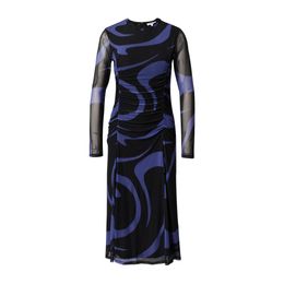 EDITED Kleid 'Calla' Damen Gr&ouml;&szlig;e 42 blau / lila / schwarz Winterkleid