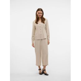 Véro Moda VERO MODA Bluse 'VMMYMILO' Damen Größe S silbergrau / schwarz