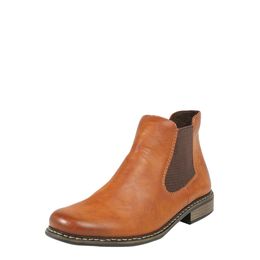 Rieker Stiefelette Damen Gr&ouml;&szlig;e 38 cognac / grau / schwarz Winterschuhe