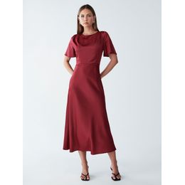 Willa Kleid 'Daze' Damen Gr&ouml;&szlig;e 34 karminrot Winterkleid