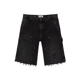 Pull&Bear Pull&bear Shorts Herren Gr&ouml;&szlig;e 31 black denim