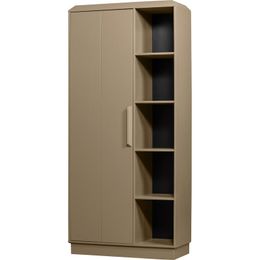Woood Stauraumschrank &raquo;Lowen&laquo; Wandschrank, Kiefernholz, H 221 cm x B 100 cm braun Holzwerkstoff
