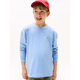 Tommy Hilfiger Langarmshirt »ESSENTIAL T-SHIRT LS« für Kinder bis 16 Jahre, Markenlogo Cloudy Blue 86 86 Langarmshirt von Tommy Hilfiger für Jungen