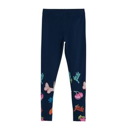 Desigual Leggings M&auml;dchen Gr&ouml;&szlig;e 152/156 navy / jade / hummer / pink
