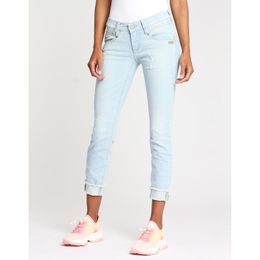 Gang Skinny-fit-Jeans &raquo;Jeans Skinny fit 94NENA CROPPED&laquo; blau 27 - Normalgr&ouml;&szlig;en Normalgr&ouml;&szlig;en 27 Skinny Fit Jeans mit mittlerer Leibh&ouml;he und...