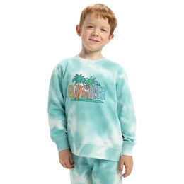 Quiksilver Jungen Sweatshirt &raquo;Tie Dye&laquo; blau 2(84-92cm)