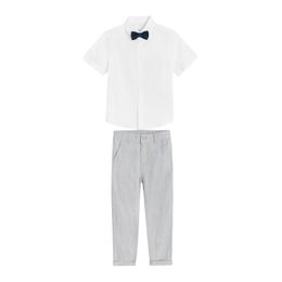 Cool Club Set Jungen Größe 98 hellgrau / offwhite