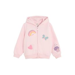 Cool Club Sweatjacke Mädchen Größe 122 türkis / lila / orange / rosé