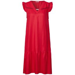 Street One Kleid Damen Größe 46 rot Winterkleid