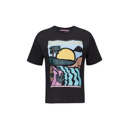 Qs Shirt female Black size M