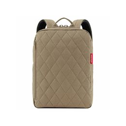 Reisenthel travelling Classic - Rucksack M 39 cm (rhombus olive) in rhombus olive | Gr.: onesize