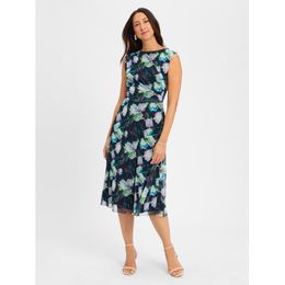 Swing Kleid in marine mehrfarbig - 0001 | Gr.: 42
