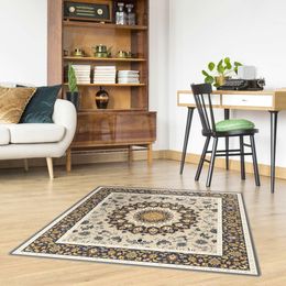 Bilderwelten Teppich Klassisches Persermuster Schwarz Beige
