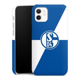 DeinDesign iPhone 12 mini Handy Premium Case Smartphone Handyh&uuml;lle Schutzh&uuml;lle matt Official Licensed Product Fc Schalke 04 Bundesliga Premium Case