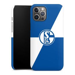 DeinDesign iPhone 12 Pro Max Handy Premium Case Smartphone Handyh&uuml;lle Schutzh&uuml;lle matt Official Licensed Product Fc Schalke 04 Bundesliga Premium Case